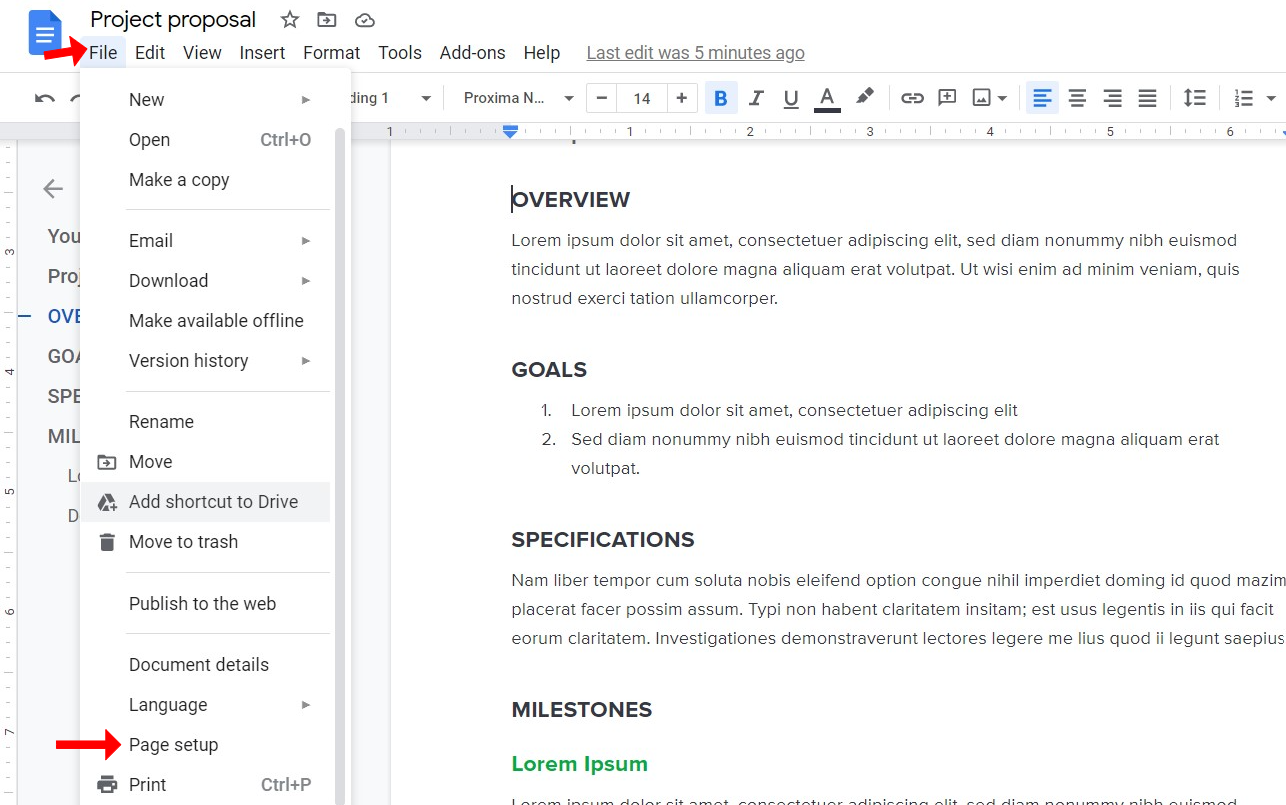 How To Change To Landscape In Google Docs 4 Step Process 