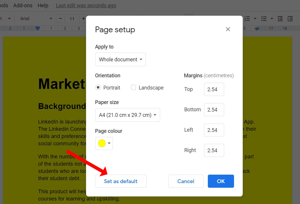 How To Change Color Of Page In Google Docs Moore Unuter