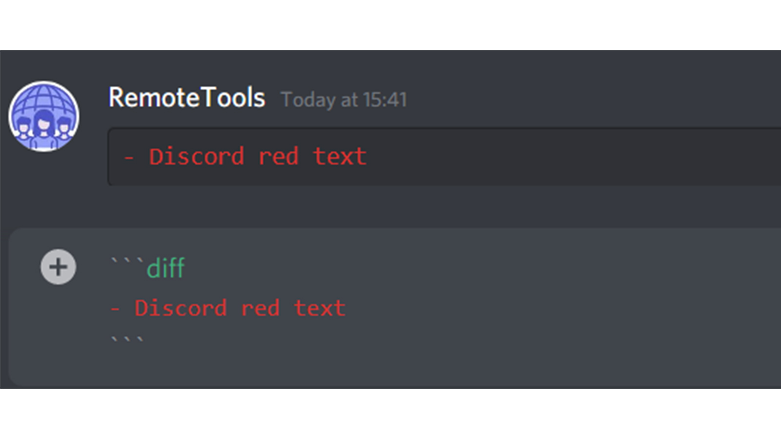 Discord Code Block Coloring