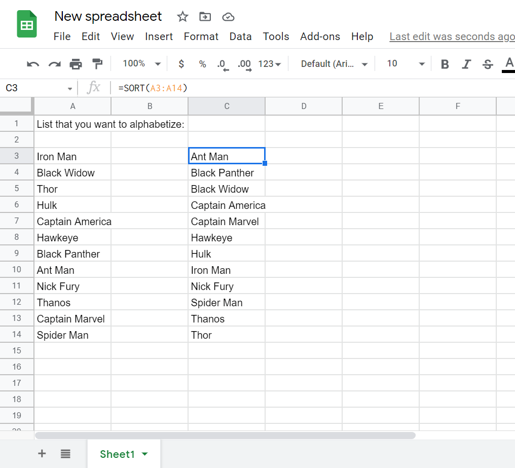 C mo Alfabetizar En Google Docs I m Running