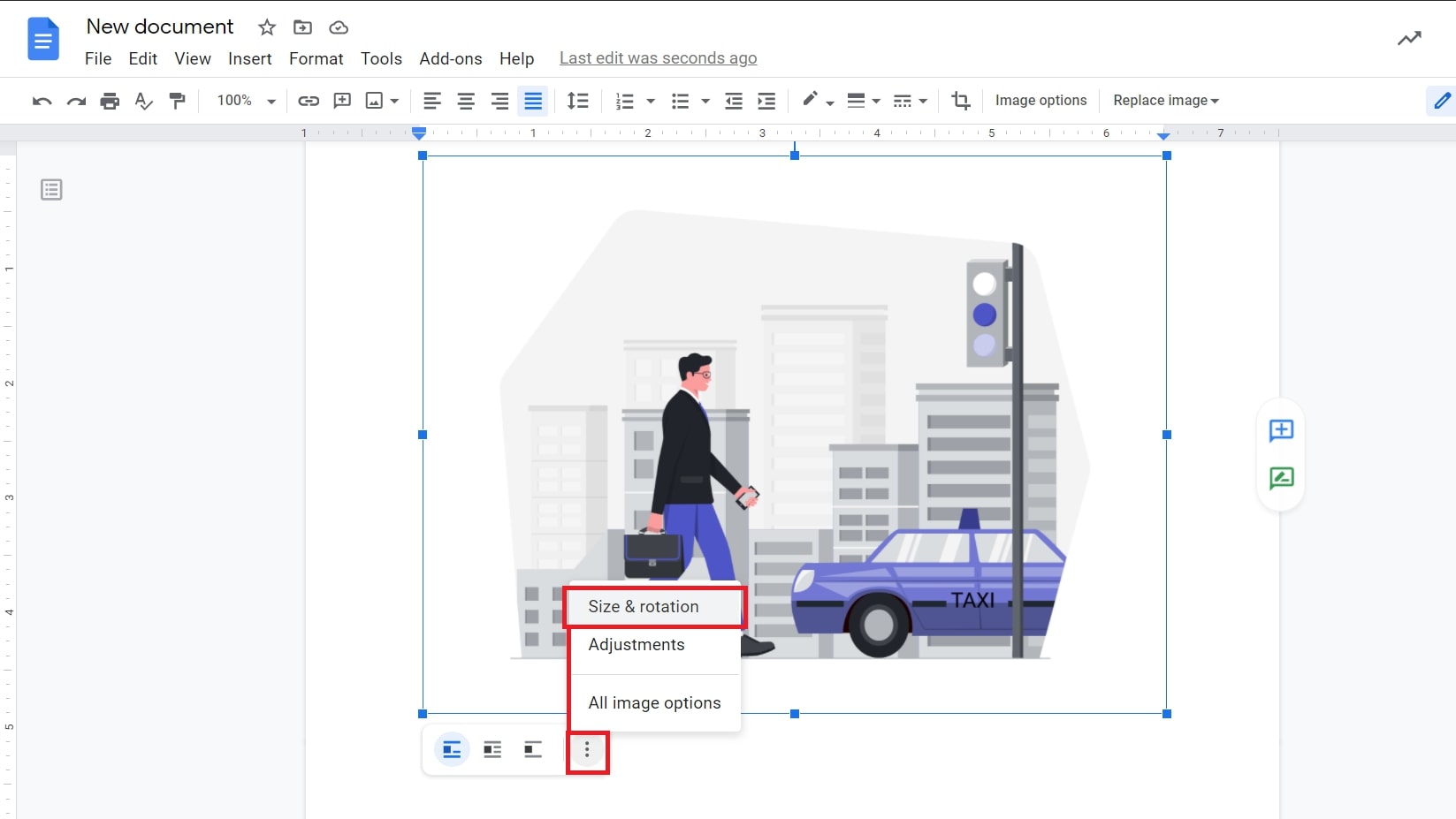 How To Flip An Image In Google Docs
