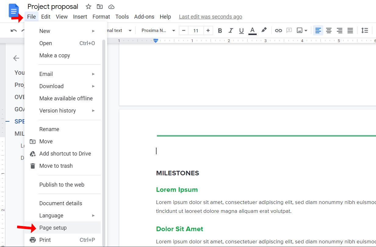 How To Change To Landscape In Google Docs 4 Step Process 